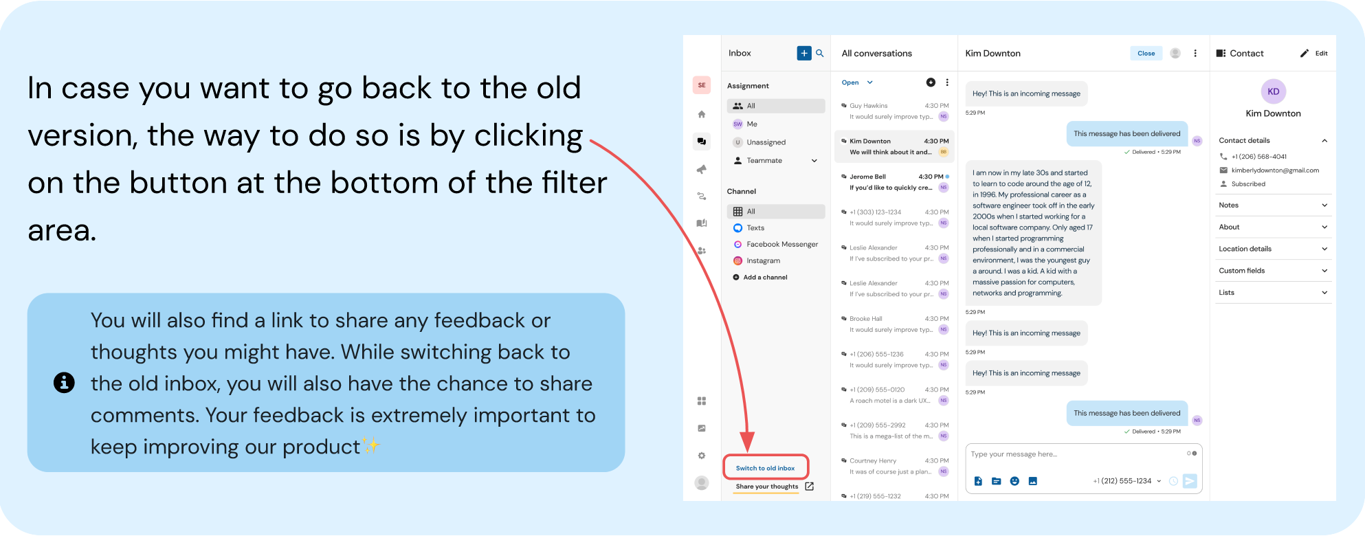 New Inbox – TPG Telecom Messaging Hub