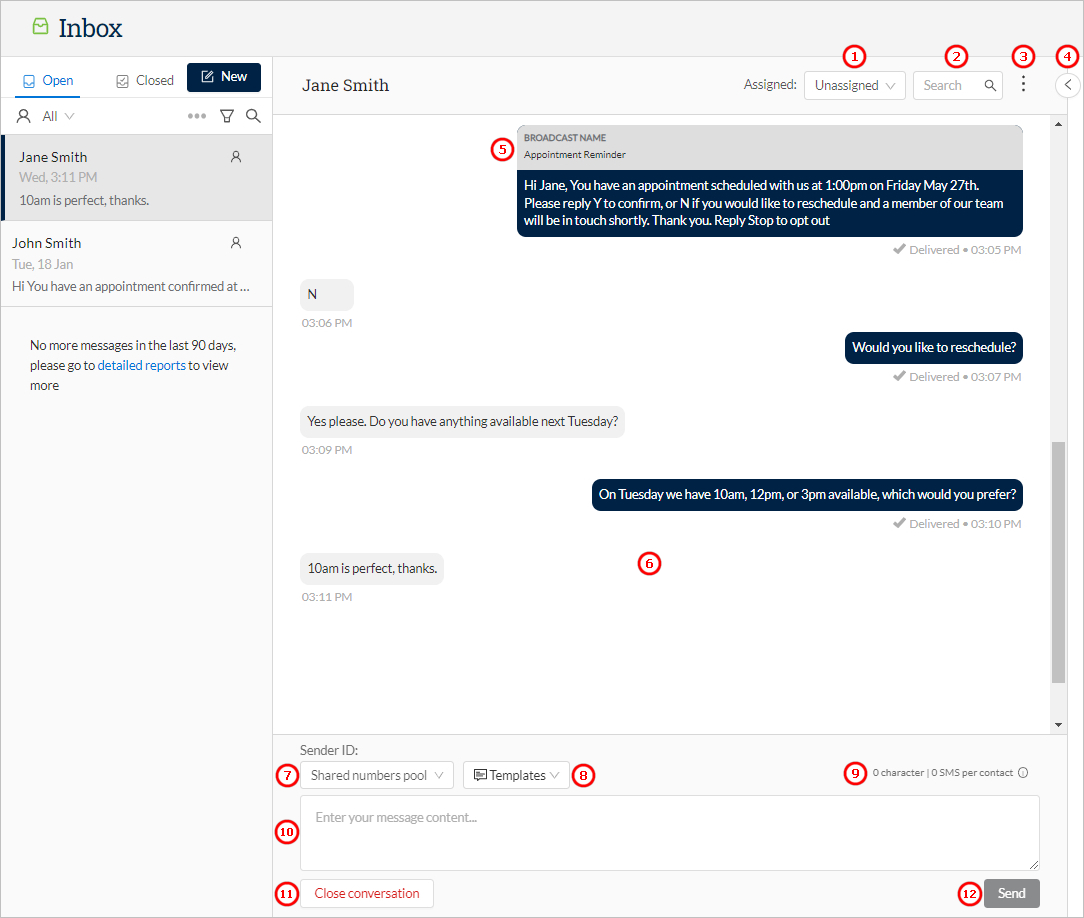 Inbox – TPG Telecom Messaging Hub