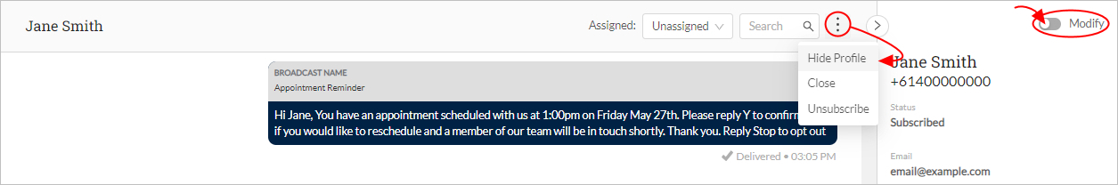 Inbox – TPG Telecom Messaging Hub