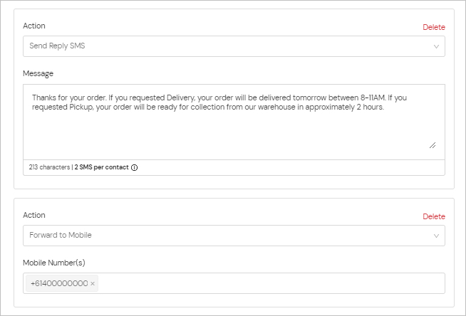 How To Create A Multi Part Automated Conversation In The Messaging Hub Tpg Telecom Messaging Hub