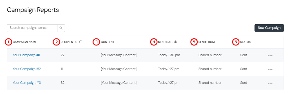 Reporting on Campaigns – TPG Telecom Messaging Hub